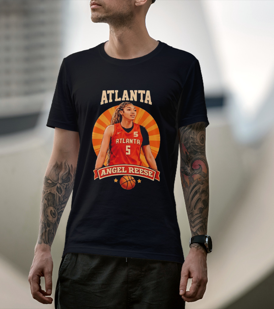 Atlanta Angel Reese Basketball T-Shirt