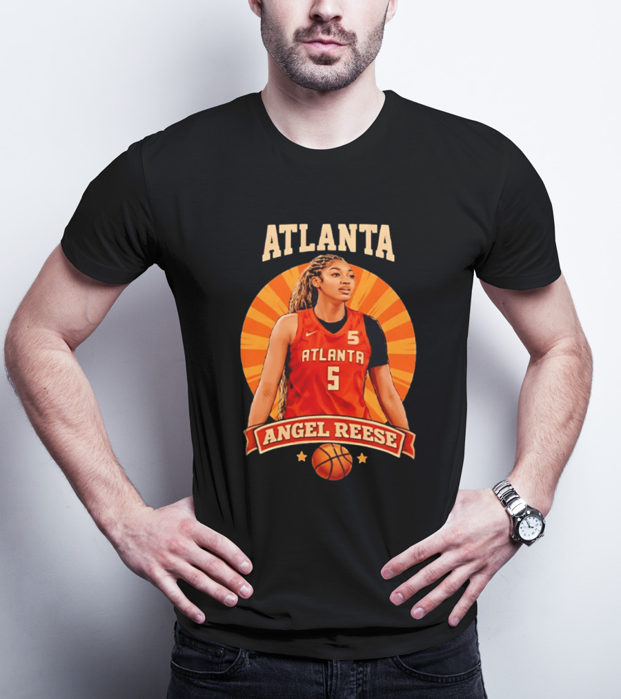 Atlanta Angel Reese Basketball T-Shirt