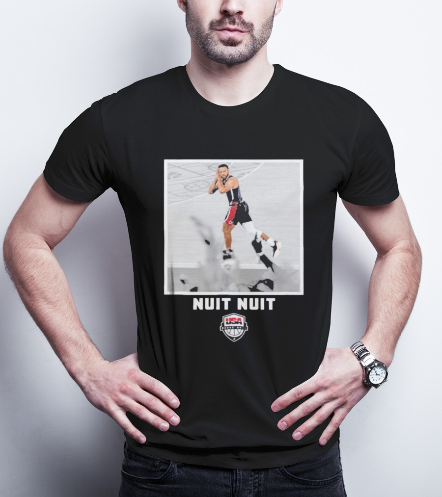 Stephen Curry Nuit Nuit USA Basketball Moments T-Shirt