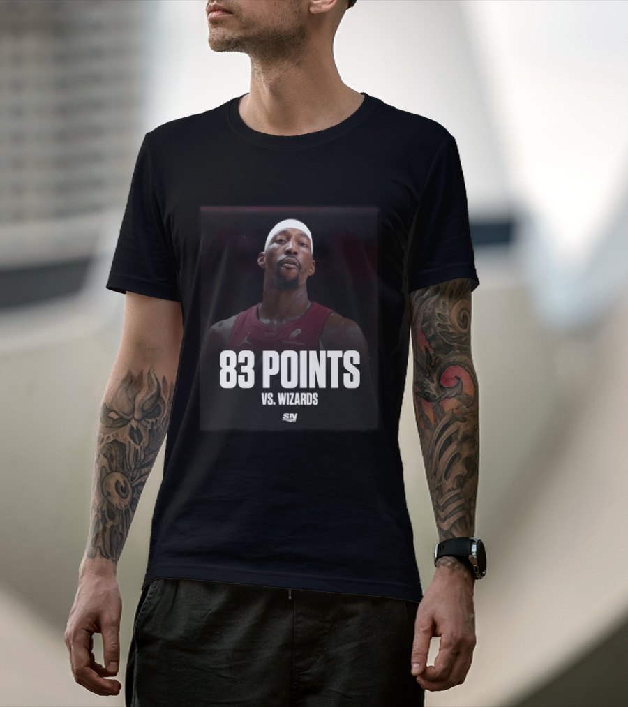 Bam Adebayo 83 Points Vs Wizards SN Sports Raptors T-Shirt