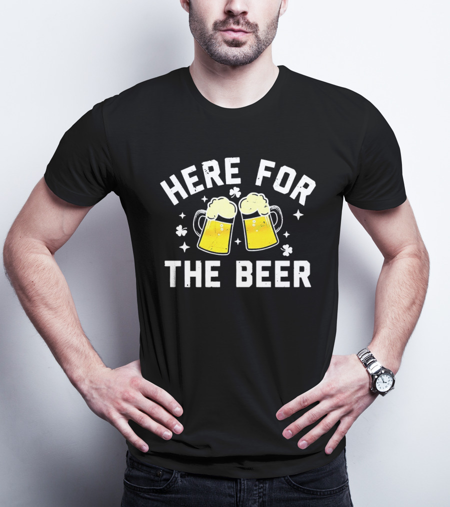 St. Patrick's Day Here For The Beer Clovers T-Shirt