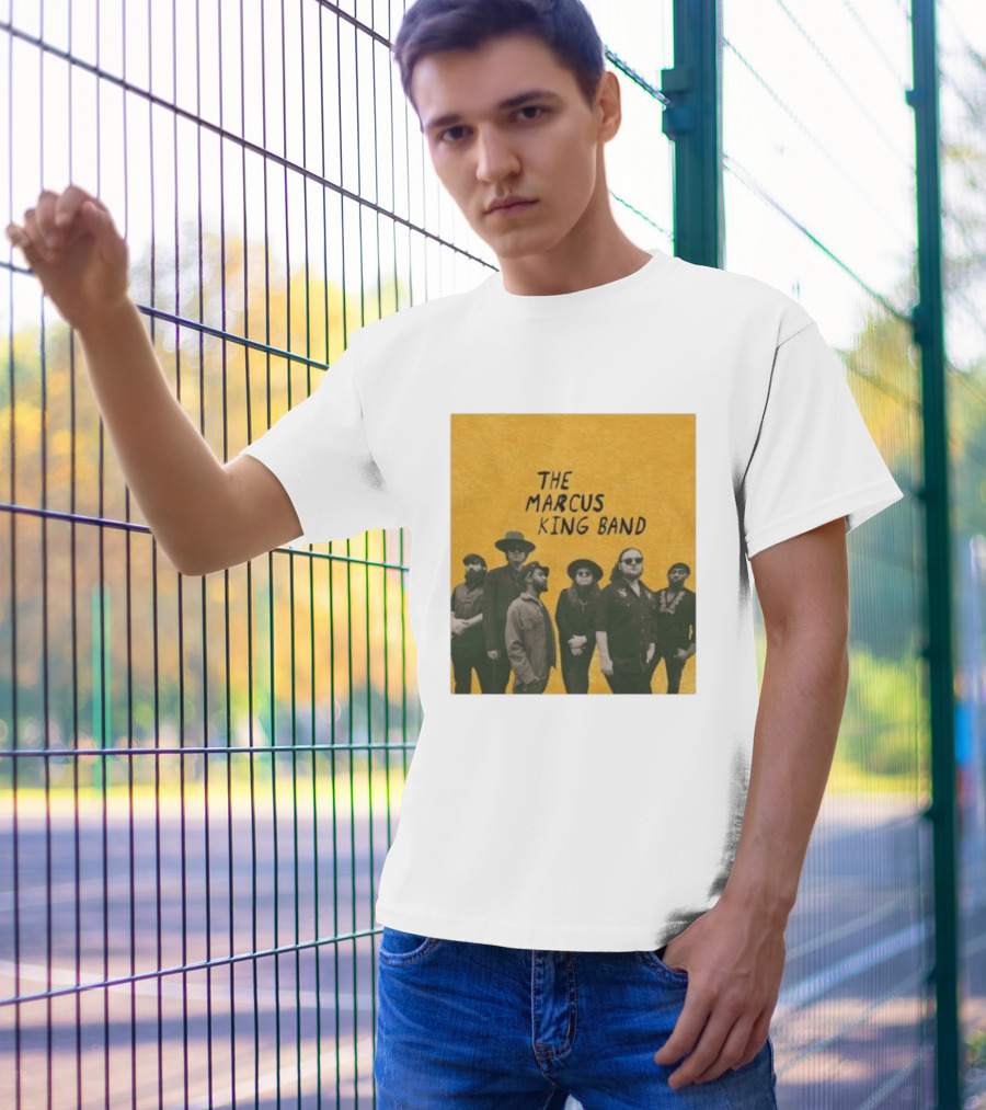 The Marcus King Band Vintage American Tour Group Photo T-Shirt