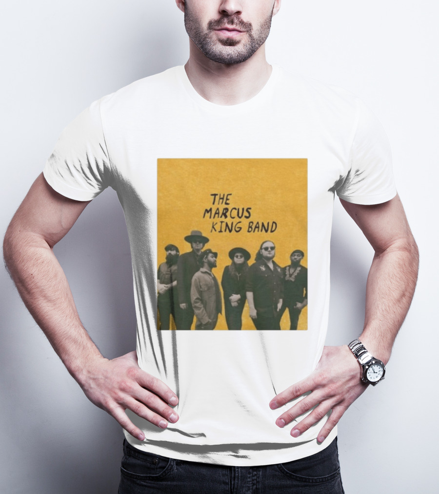 The Marcus King Band Vintage American Tour Group Photo T-Shirt