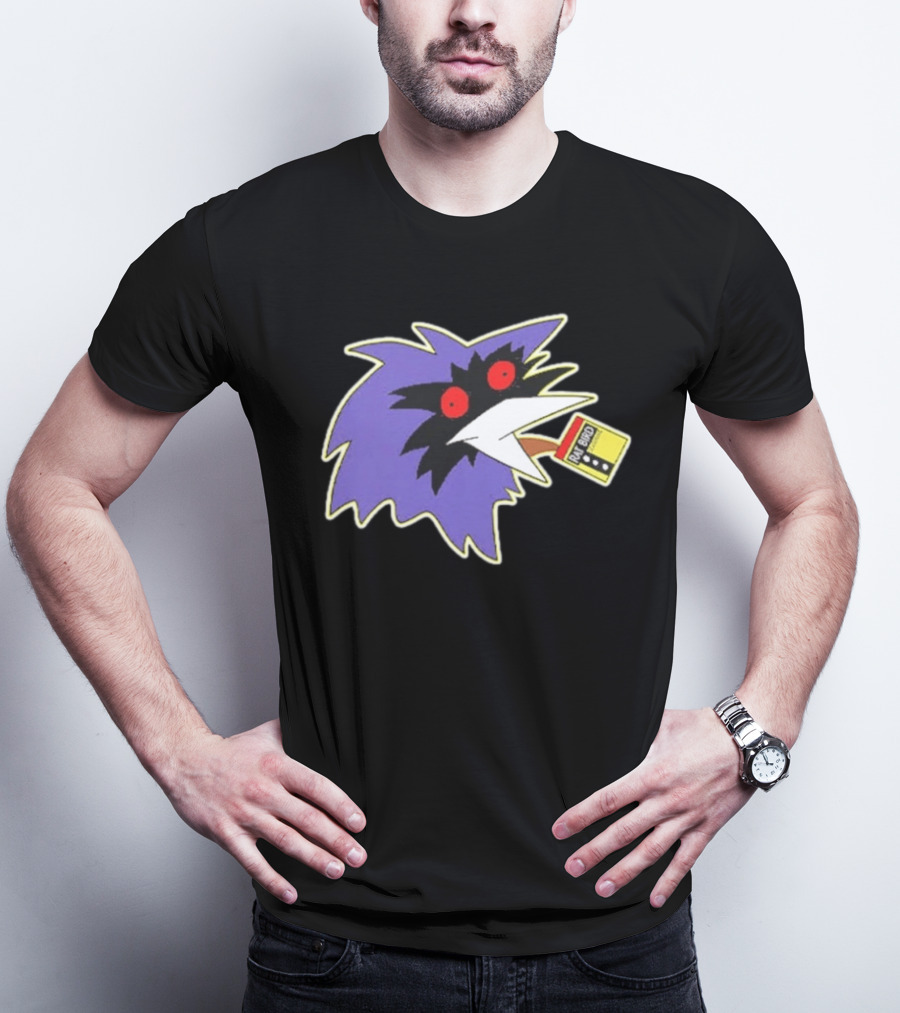 Rat Bird Old Bay Seasoning Meme Yellow Box Purple Creature Red Eyes T-Shirt