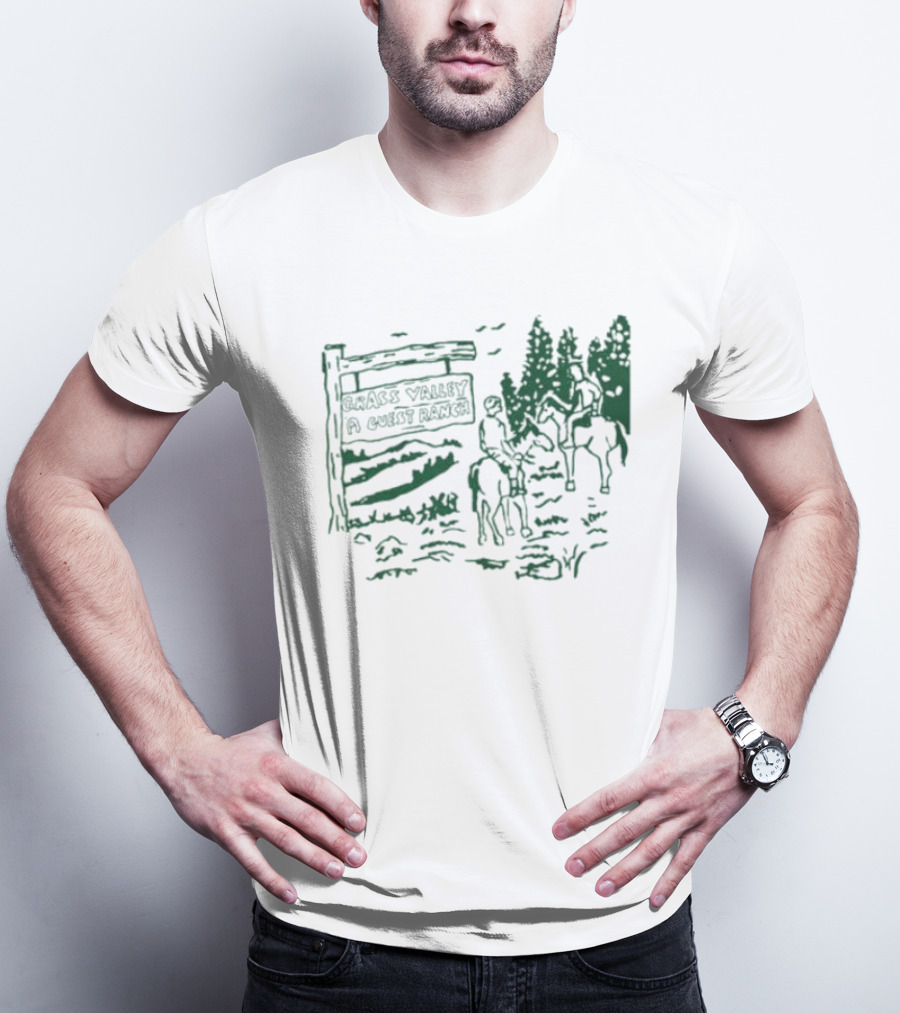 Grass Valley Guest Ranch Scenic Horseback Adventure T-Shirt