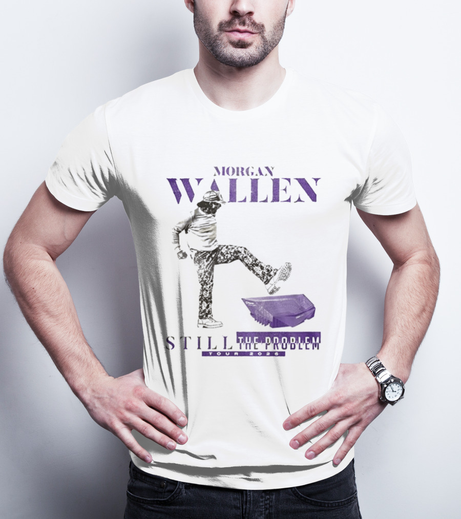 Morgan Wallen Still The Problem Tour 2026 Minnesota Vikings Collaboration T-Shirt