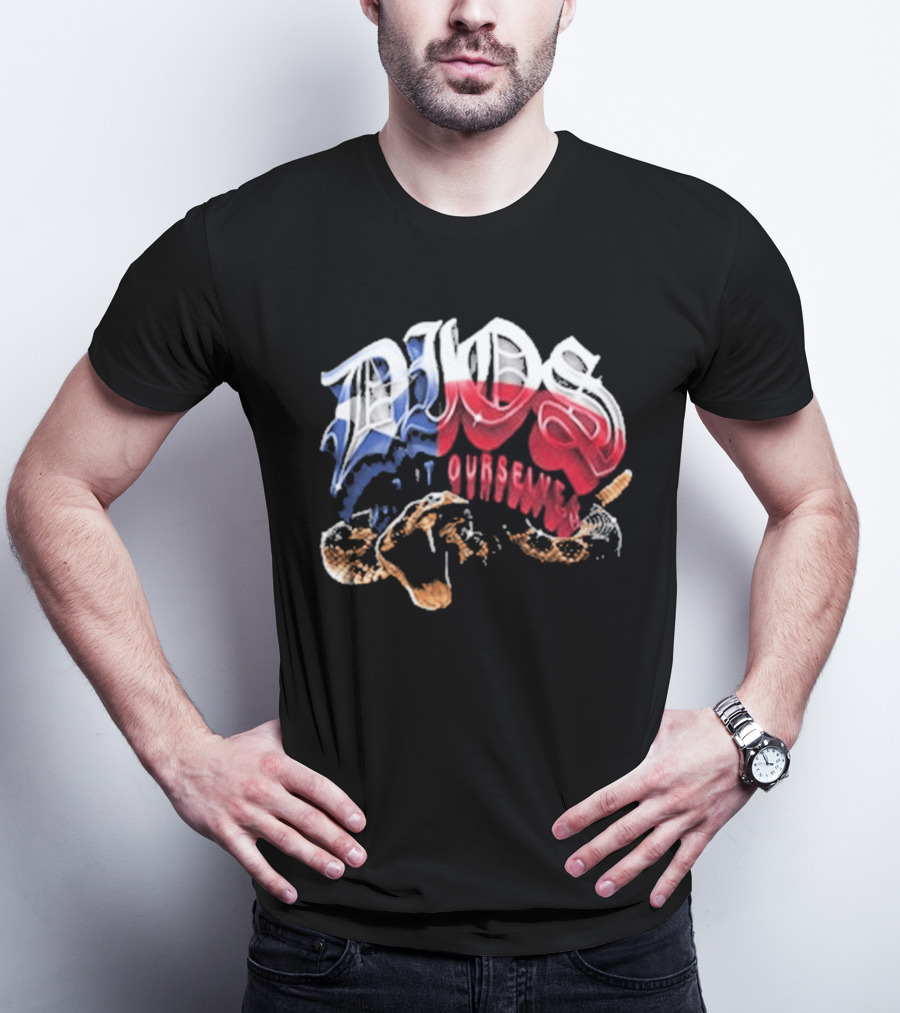 Dios Did It Ourselves Familia Dominican Flag Colors Rugged Hands T-Shirt