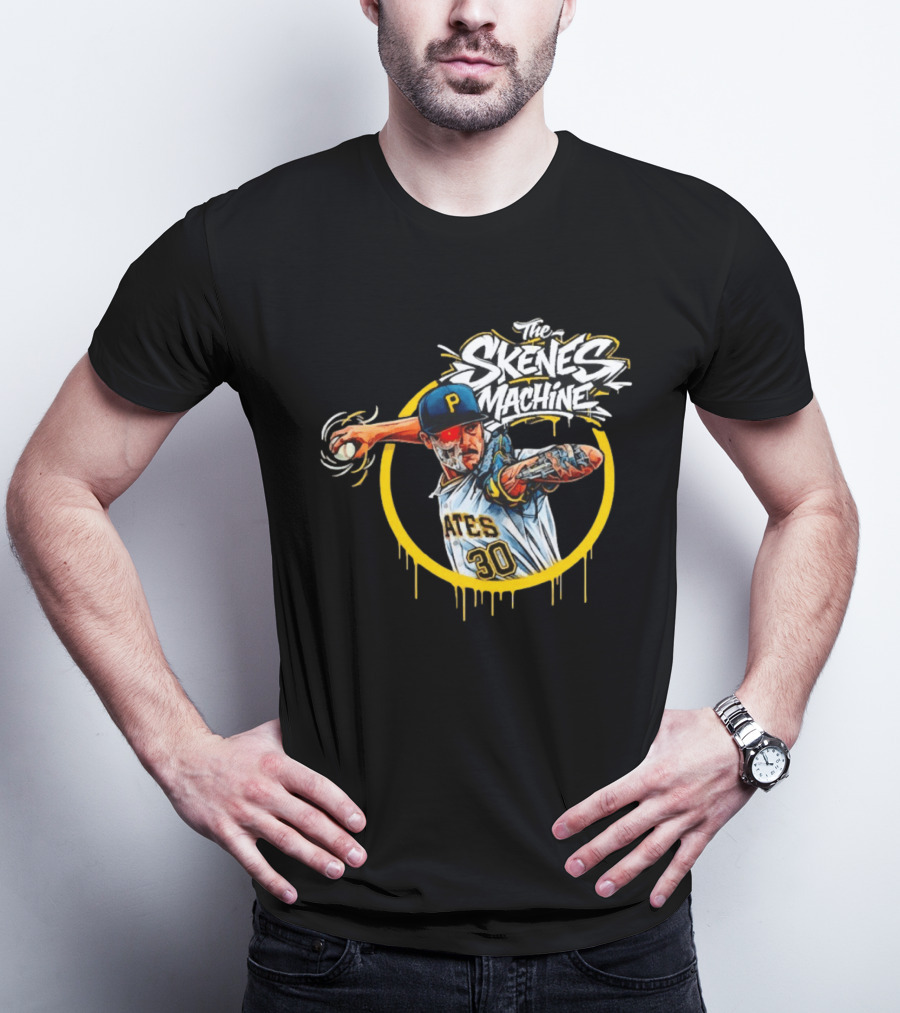 The Skenes Machine Paul Skenes Pittsburgh Pirates Pates 30 T-Shirt