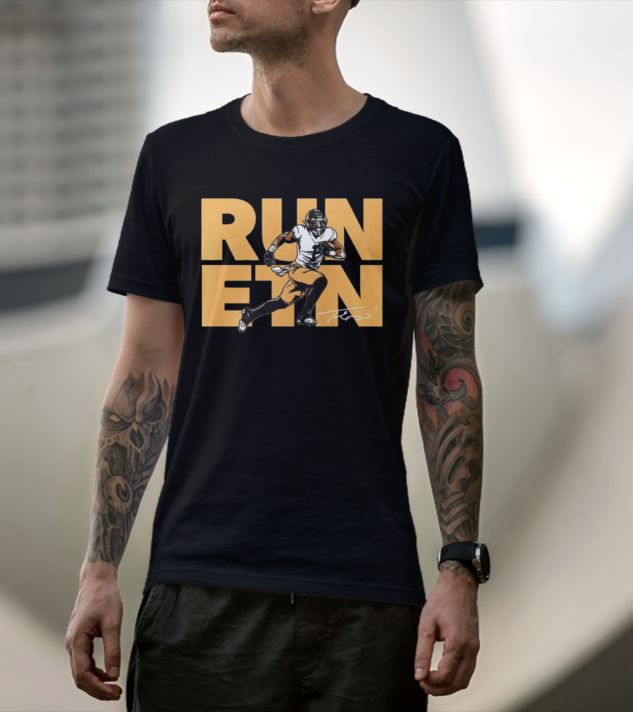 RUN ETN New Orleans Saints Football Sportswear T-Shirt