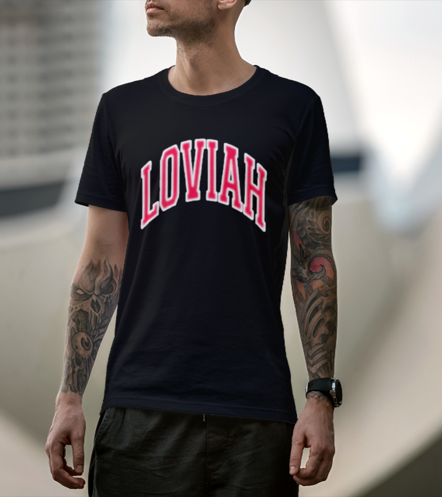 Empire Loviah Team Bold Red Arch Lettering T-Shirt