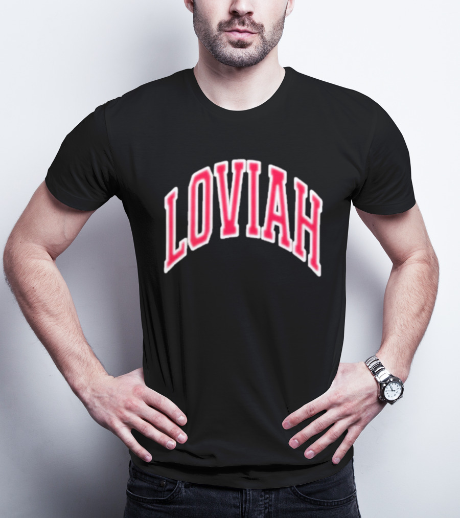 Empire Loviah Team Bold Red Arch Lettering T-Shirt