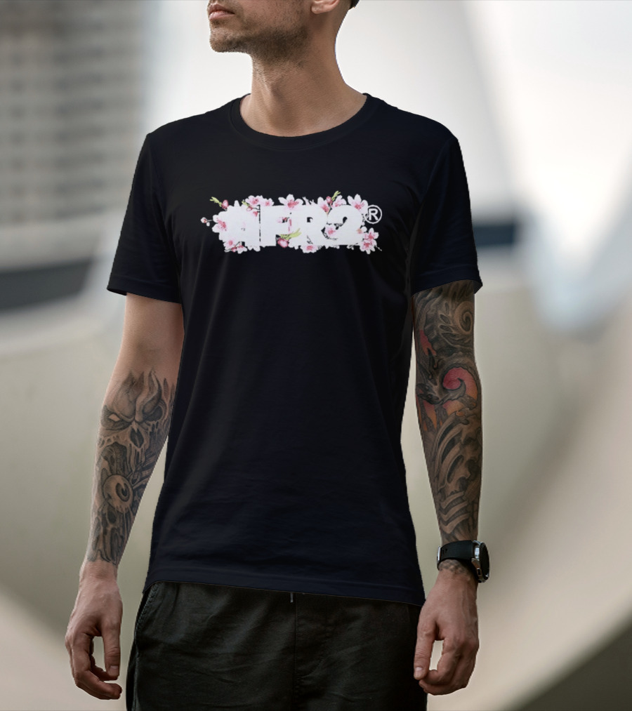 FR2 Embroidery Sakura Cherry Blossoms T-Shirt