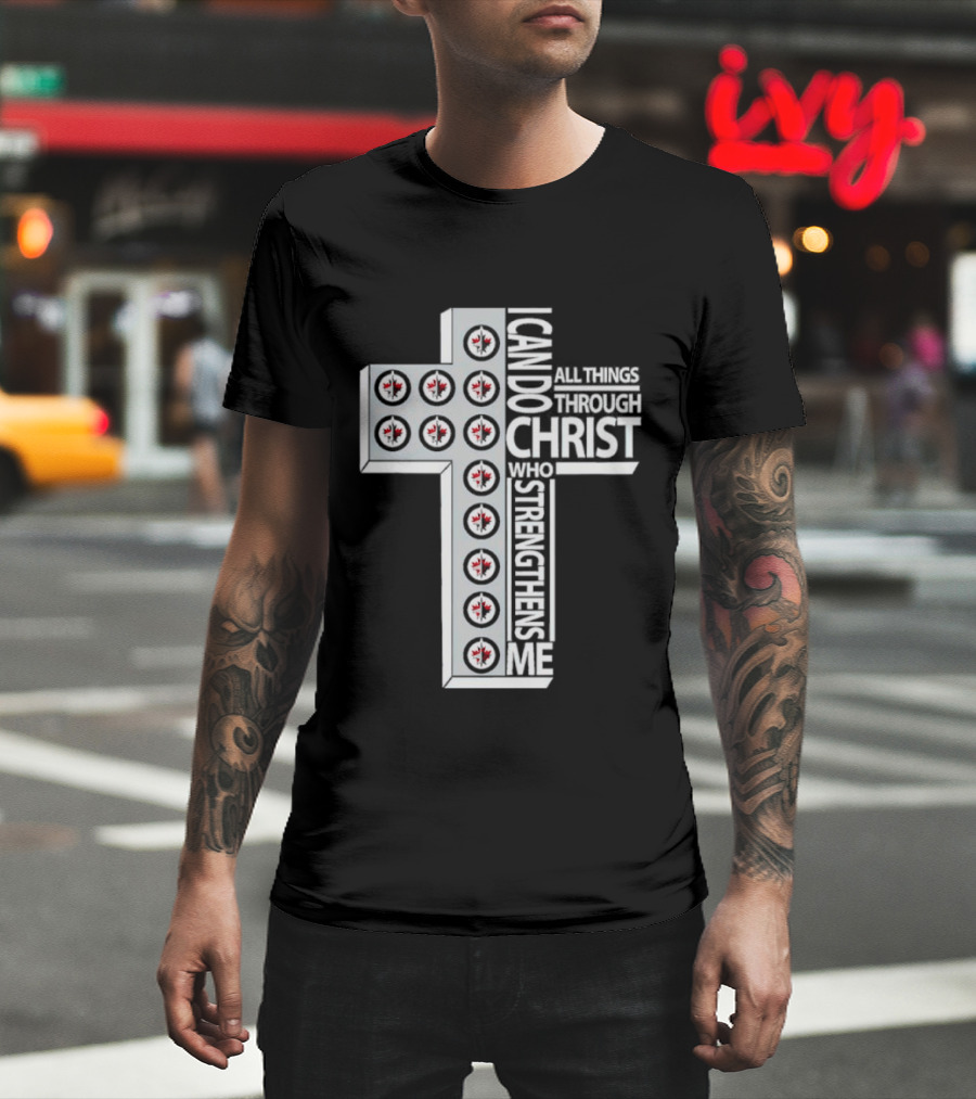 I Can Do All Things Through Christ Who Strengthens Me Winnipeg Jets NHL 2024 T-Shirt