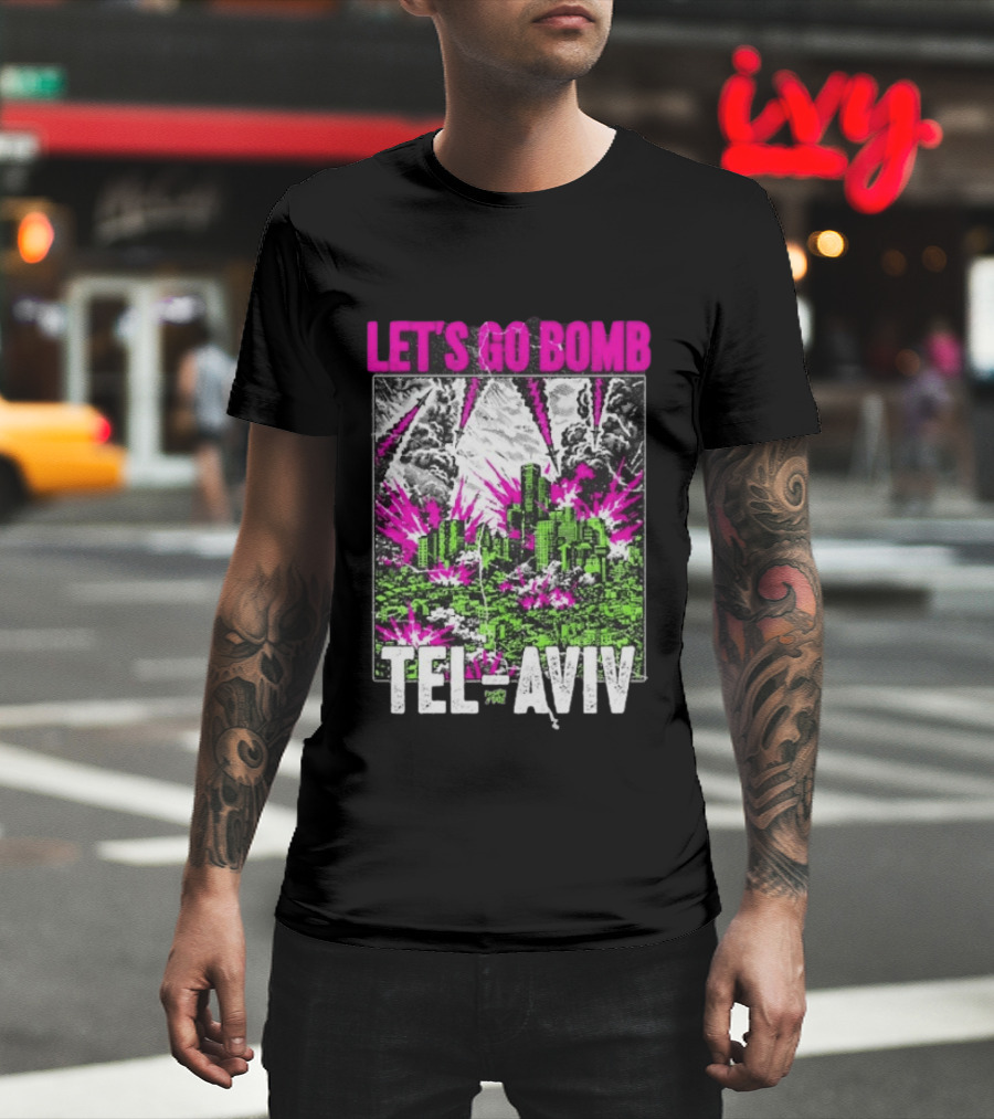 Let’s Go Bomb Tel Aviv Punk Album T-Shirt