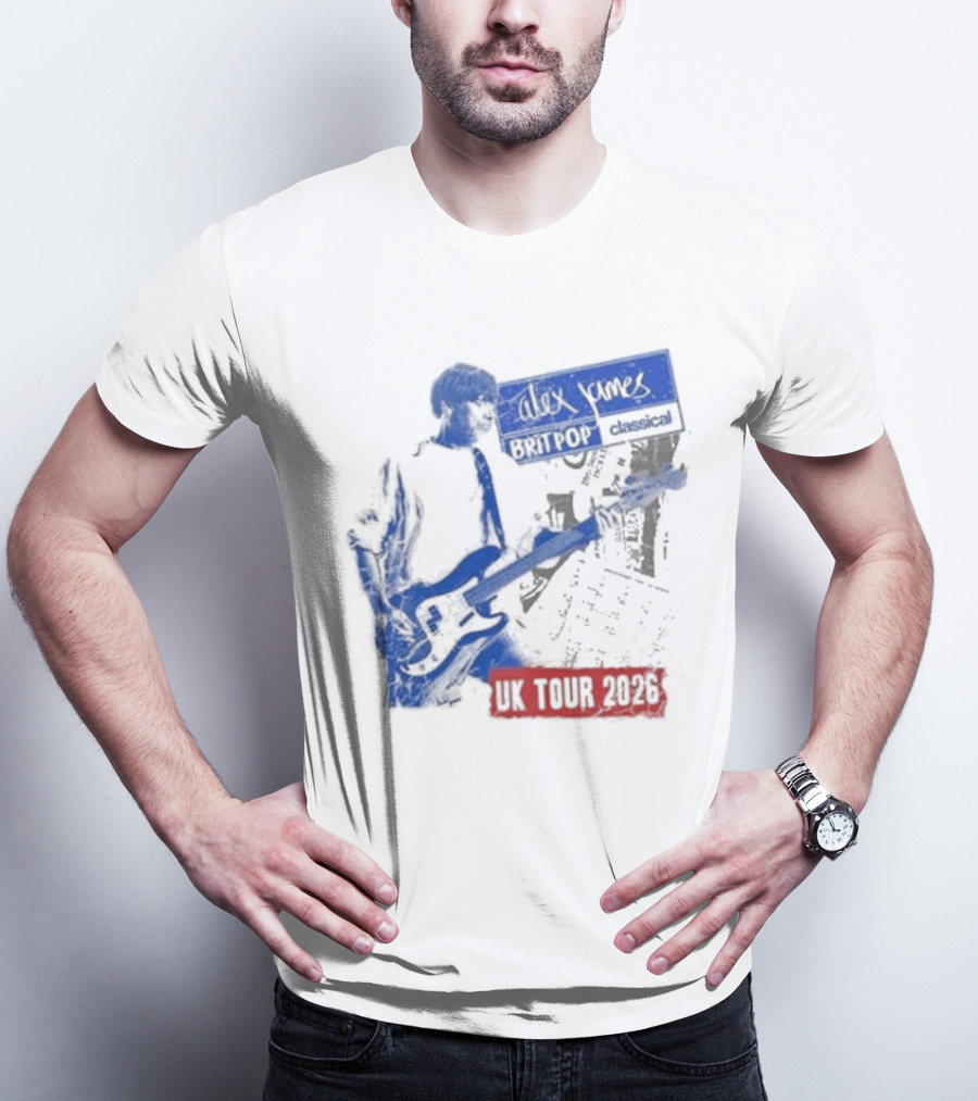 Alex James Britpop Classical UK Tour 2026 T-Shirt