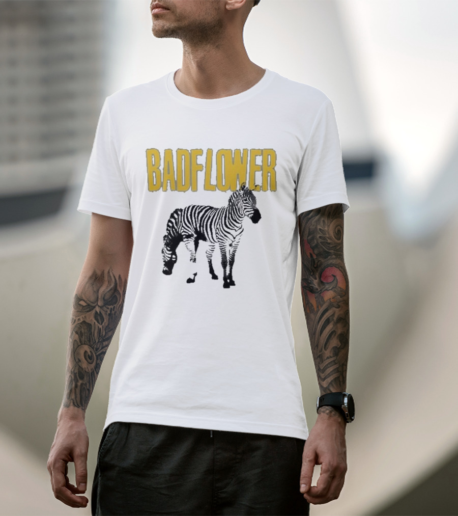 Badflower Zebra T-Shirt