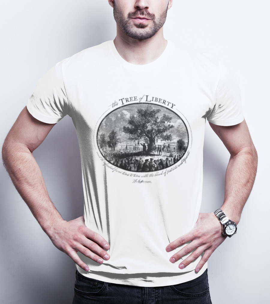Thomas Jefferson Tree Of Liberty Political Philosophy T-Shirt