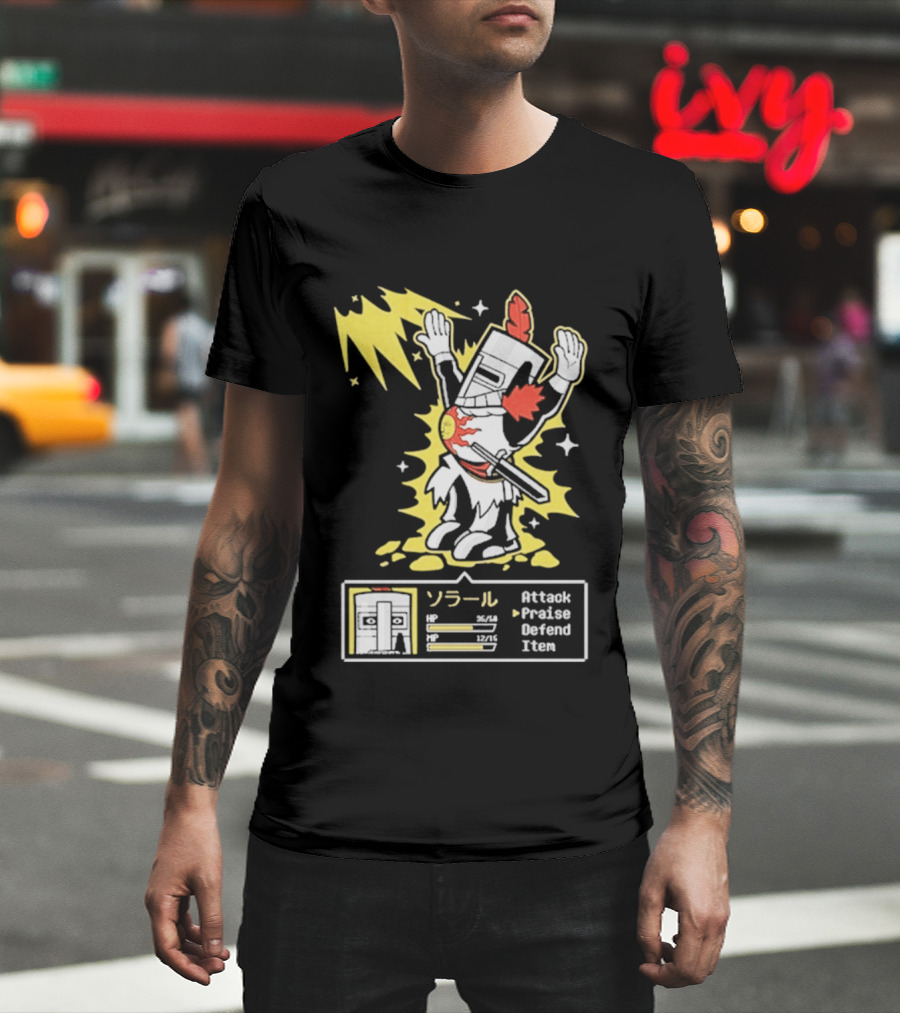 Solar Man Goblin Tengu Attack Praise Defend Item T-Shirt