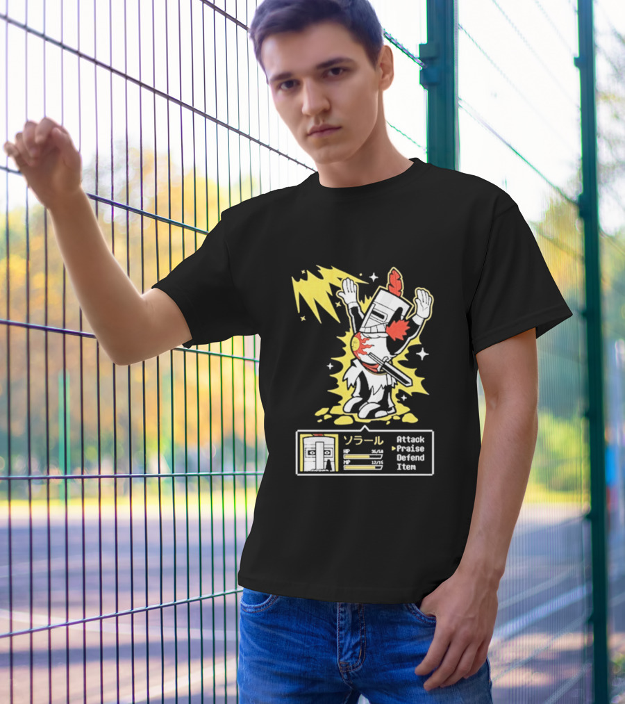 Solar Man Goblin Tengu Attack Praise Defend Item T-Shirt