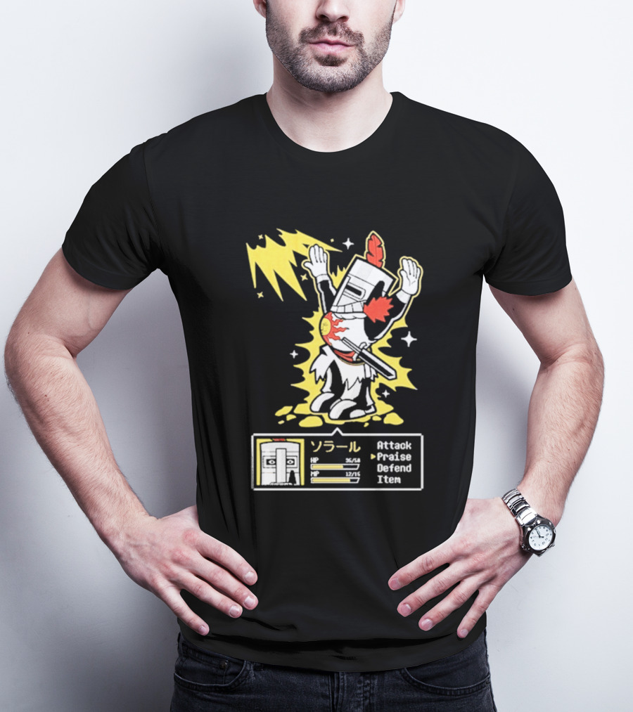 Solar Man Goblin Tengu Attack Praise Defend Item T-Shirt