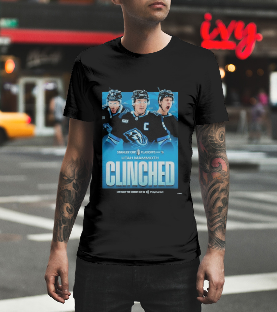 Utah Mammoth Clinched Stanley Cup Playoffs 2026 T-Shirt