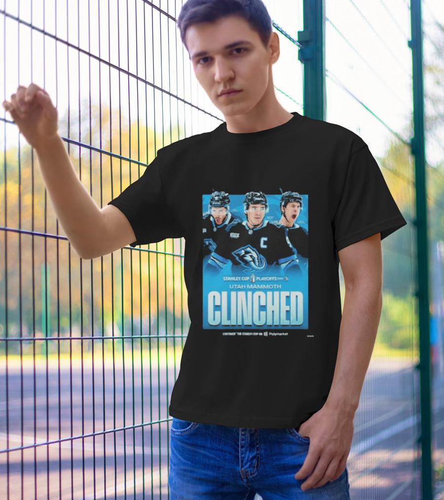 Utah Mammoth Clinched Stanley Cup Playoffs 2026 T-Shirt