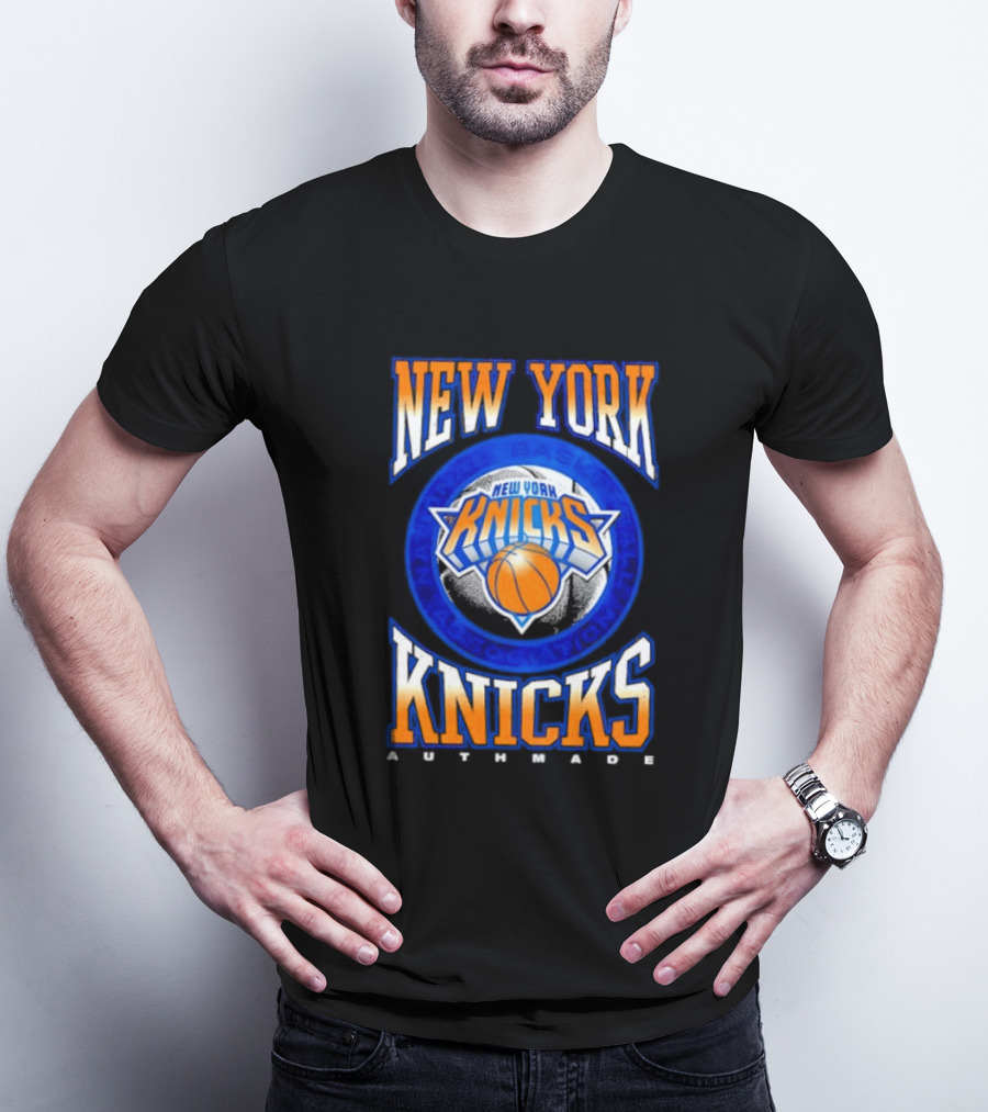 New York Knicks Authmade Basketball New York Knicks T-Shirt
