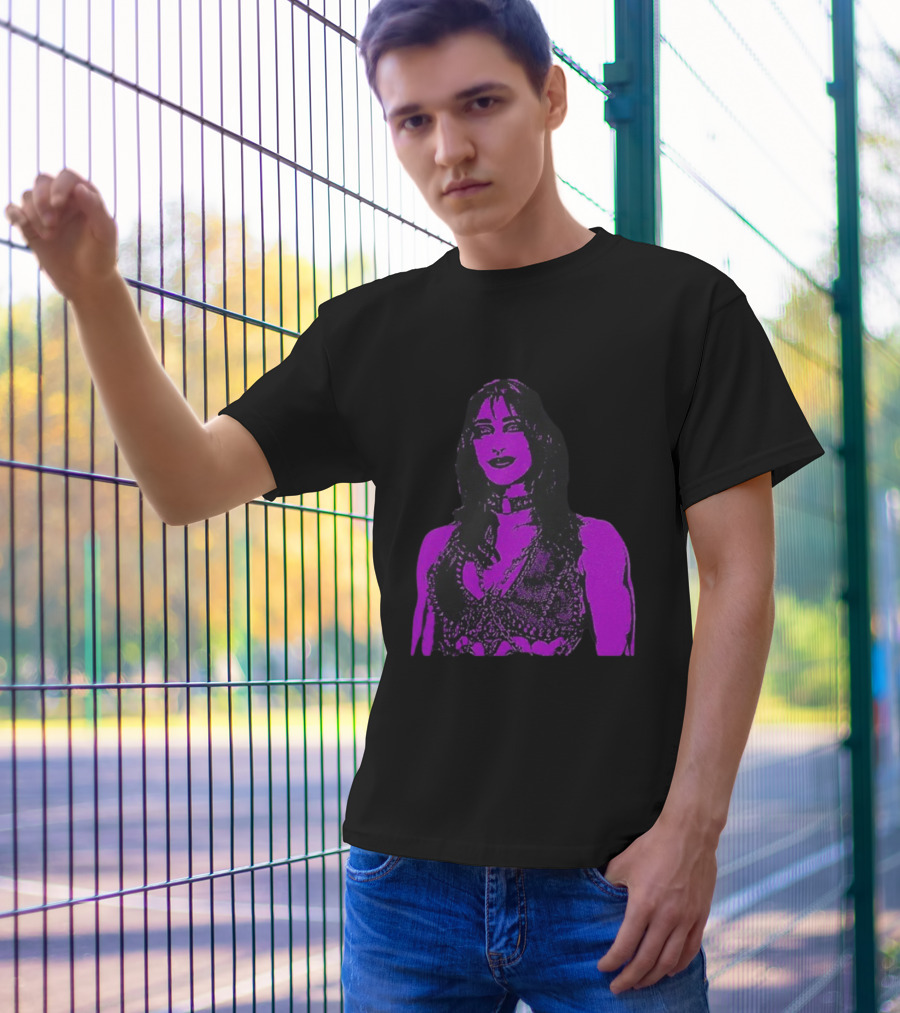 Rhea Ripley WWE Ships Free For Sale Purple Wrestling Champion T-Shirt