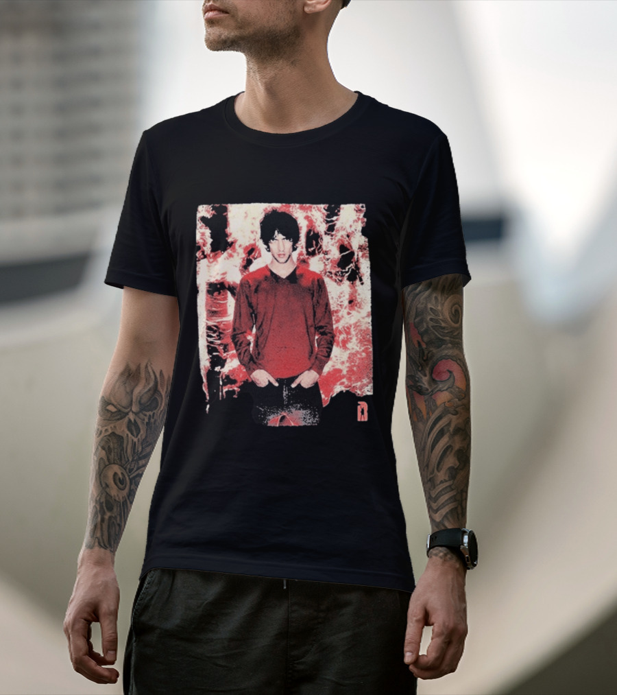 Richard Ashcroft 2026 Tour Classic Photo Red Abstract T-Shirt