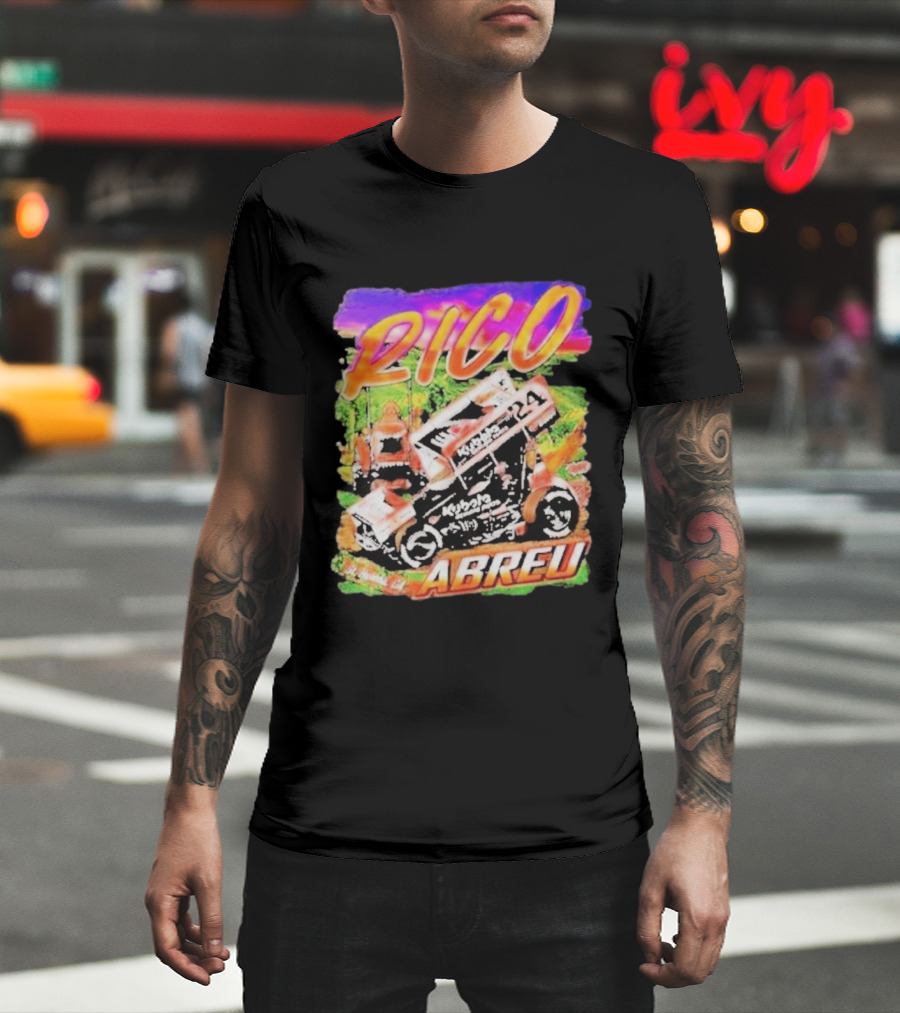 Rico Abreu Kubota 24 Racing Car T-Shirt