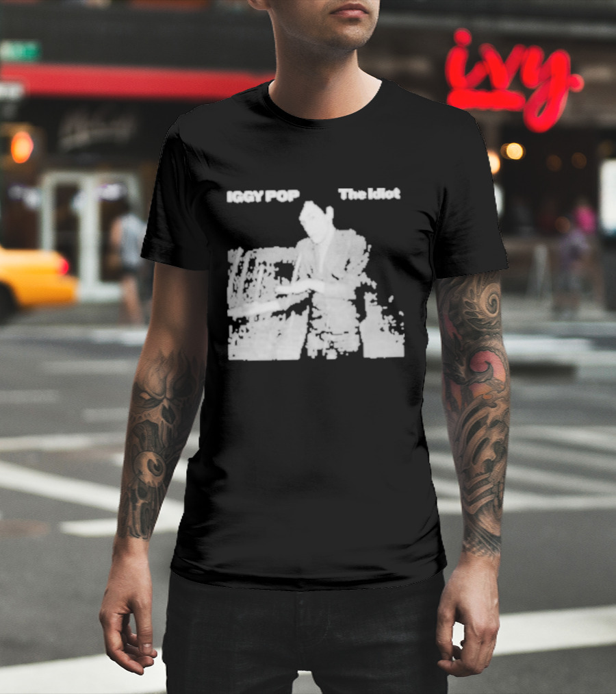 Iggy Pop The Idiot Album Artwork Cover T-Shirt