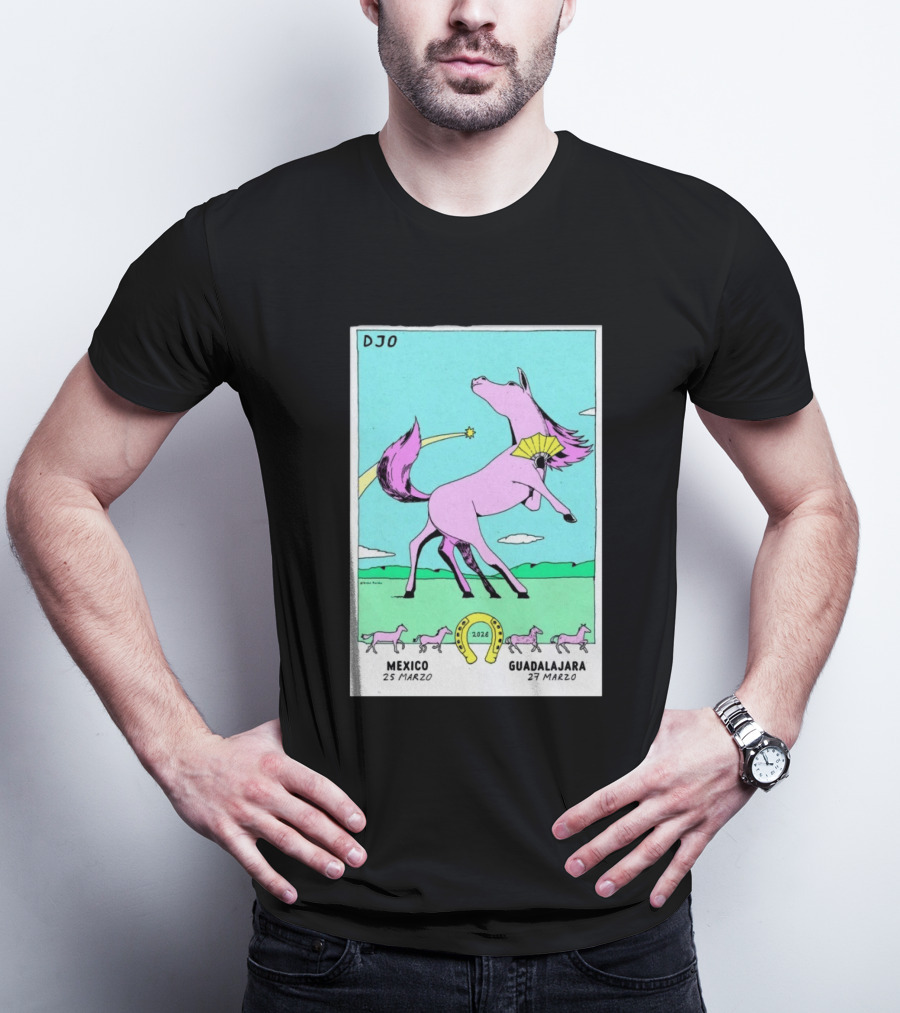 Djo 2026 Guadalajara March 27 Mexico Purple Horse T-Shirt