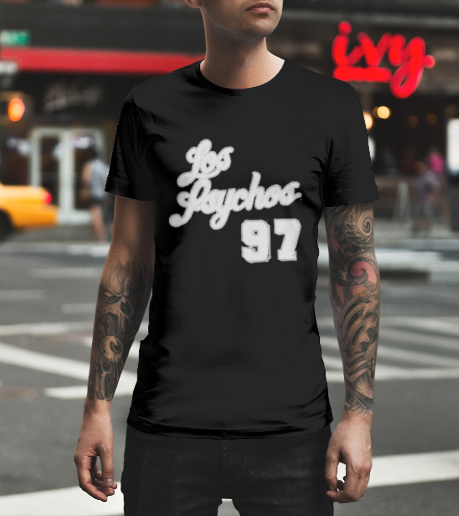 Los Psychos 97 Throwback The Psycho Realm Rare T-Shirt