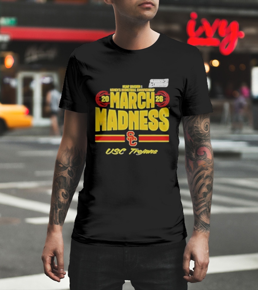 USC Trojans March Madness 2026 Women's Basketball T-Shirt