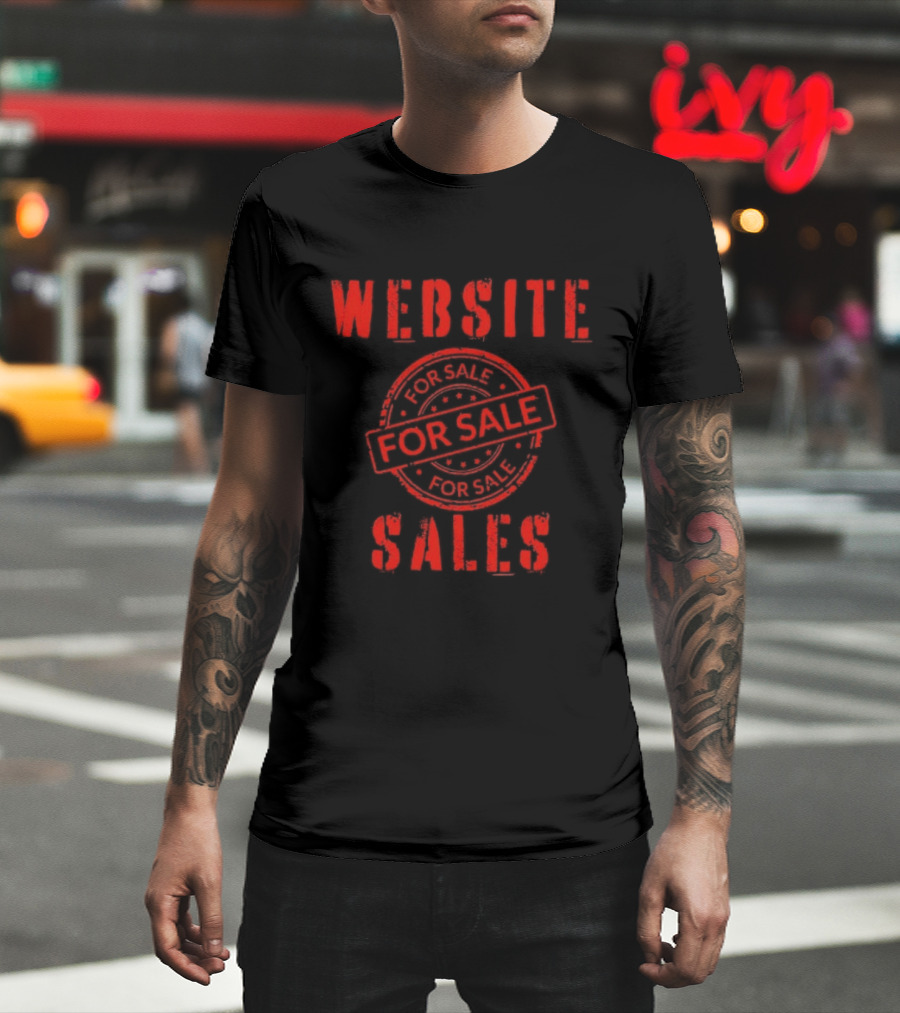Website Sales For Sale Online Promotion T-Shirt