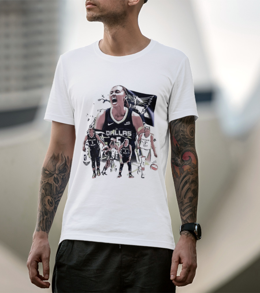 Demar Derozan Paige Bueckers Dallas Wings Basketball Athlete T-Shirt