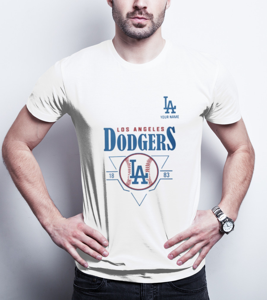 Los Angeles Dodgers 1903 Your Name LA Baseball T-Shirt