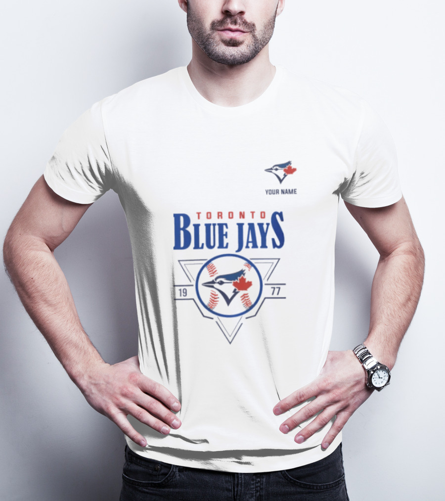 Toronto Blue Jays Your Name 1977 Retro Baseball T-Shirt