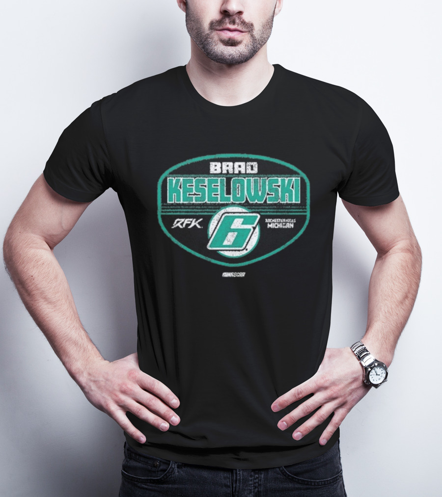 Brad Keselowski RFK 6 Rochester Hills Michigan NASCAR T-Shirt
