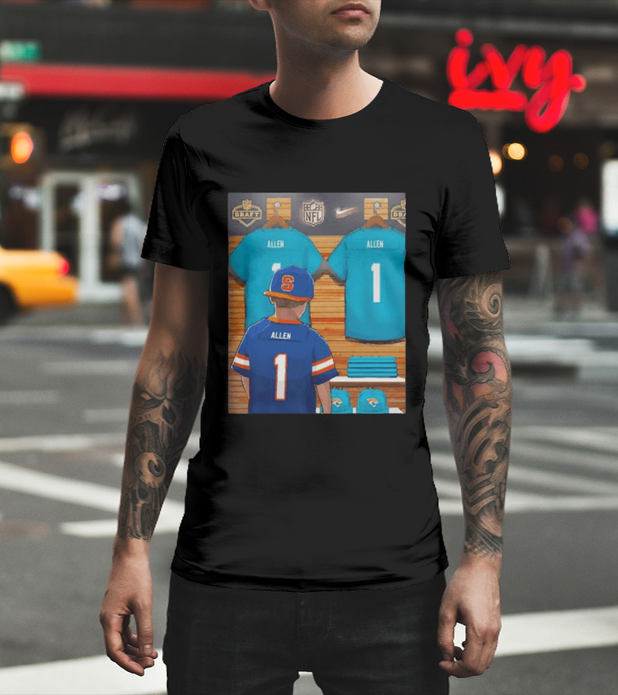 NFL Draft Jacksonville Jaguars LeQuint Allen Syracuse Childhood Dream T-Shirt