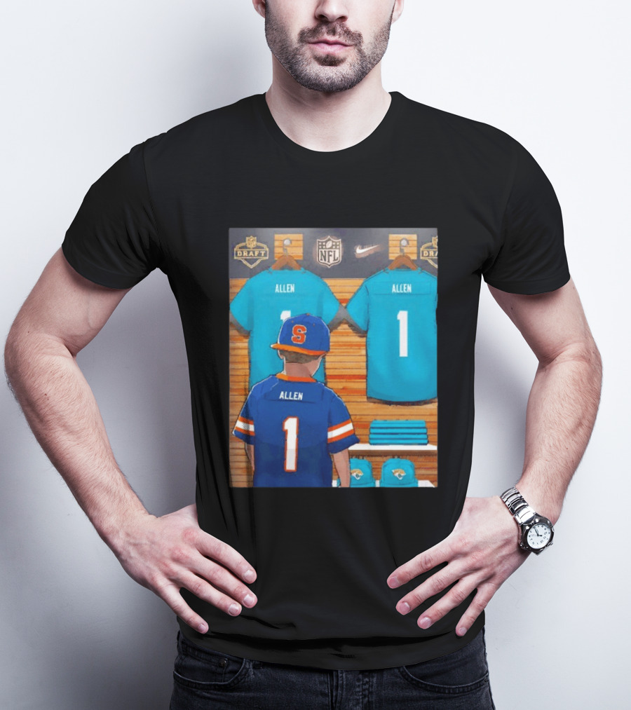 NFL Draft Jacksonville Jaguars LeQuint Allen Syracuse Childhood Dream T-Shirt