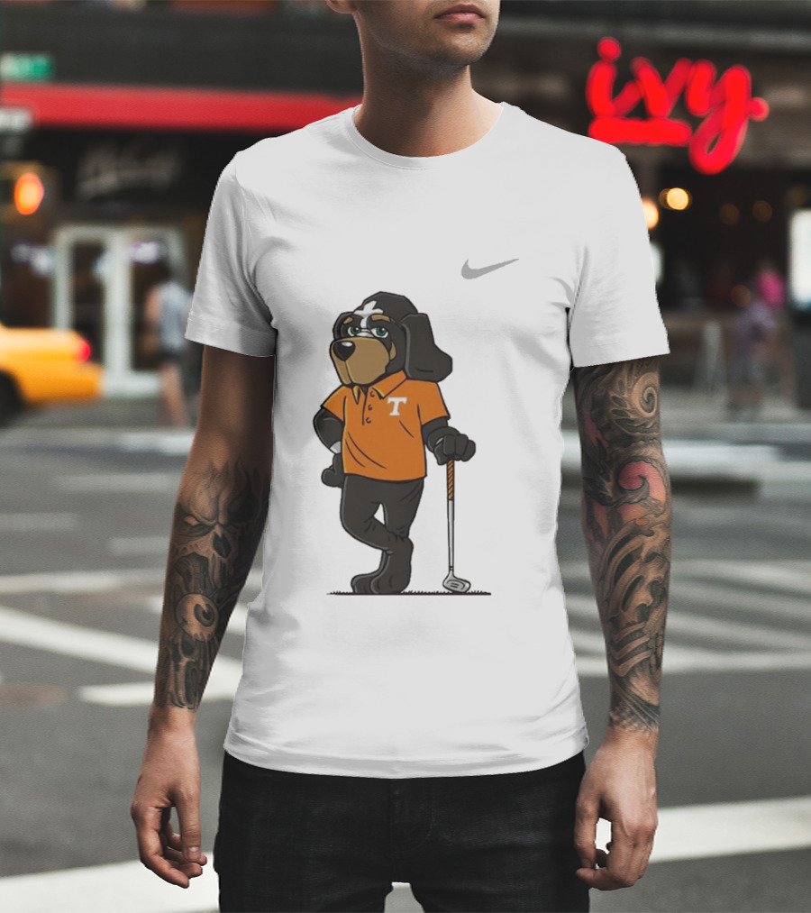 Vol Golfing Smokey In Tennessee Orange Nike T-Shirt