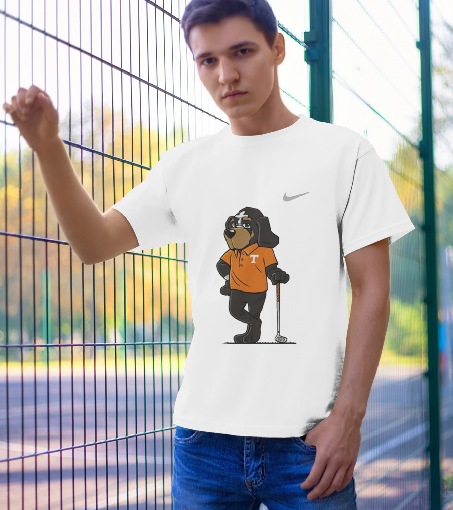 Vol Golfing Smokey In Tennessee Orange Nike T-Shirt