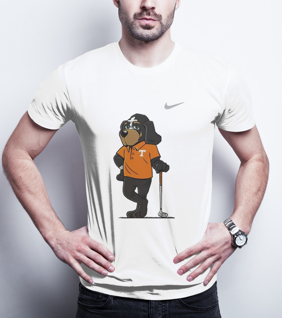 Vol Golfing Smokey In Tennessee Orange Nike T-Shirt