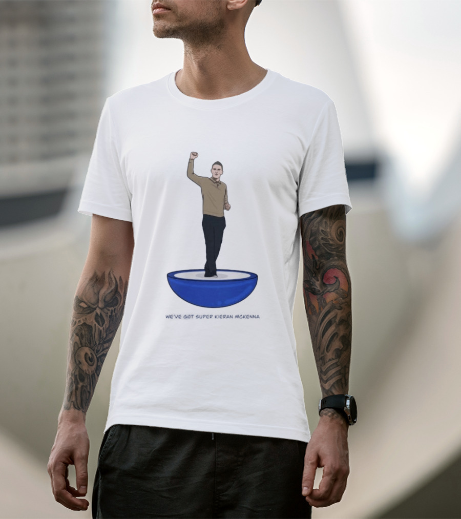 Super Kieran McKenna Subbuteo Illustration Football T-Shirt