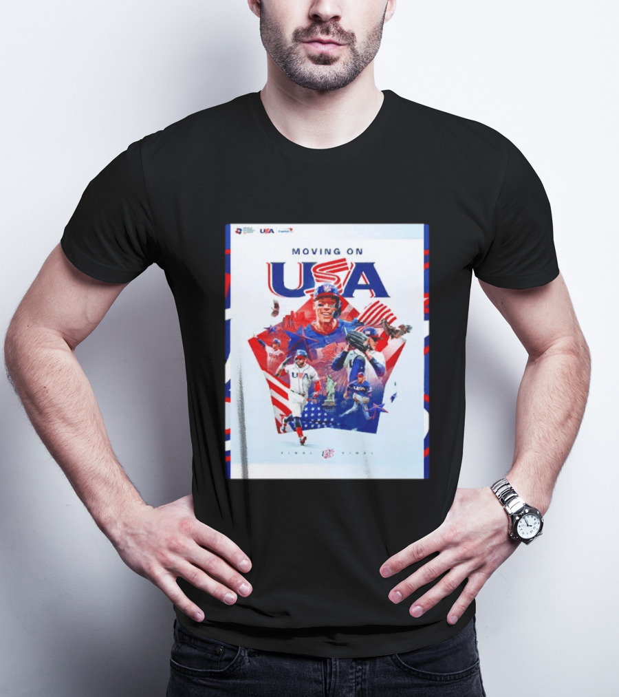 Moving On USA World Baseball Classic 2026 Team USA Final Player T-Shirt