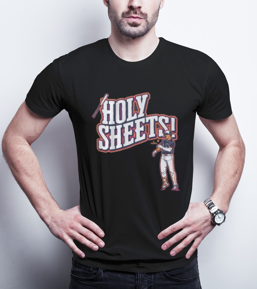 Gavin Sheets Holy Sheets Bat Toss Baseball Player T-Shirt