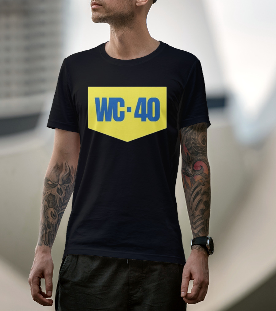 Willson Contreras WC 40 Blue Text On Yellow T-Shirt