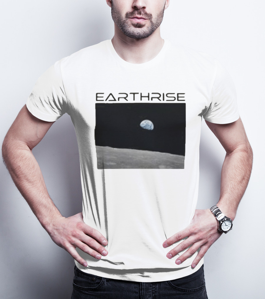 Artemis Mission Earthrise Moon View T-Shirt