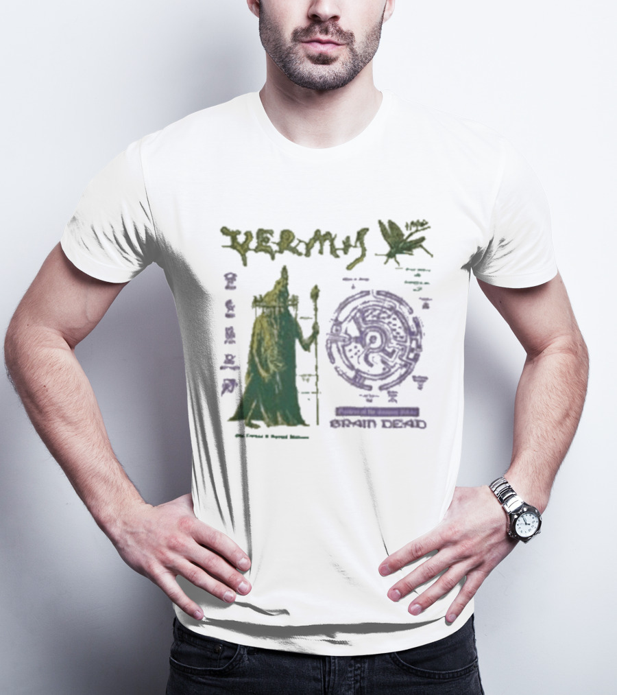 Vermis Brain Dead Fantasy Games Old Curses Mystic Frog Wizard T-Shirt